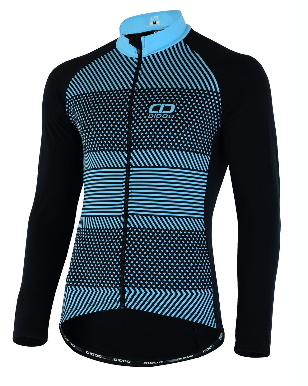 Didoo Cycling Jersey Full Sleeve Mens Running Tops | Full Zipper ...